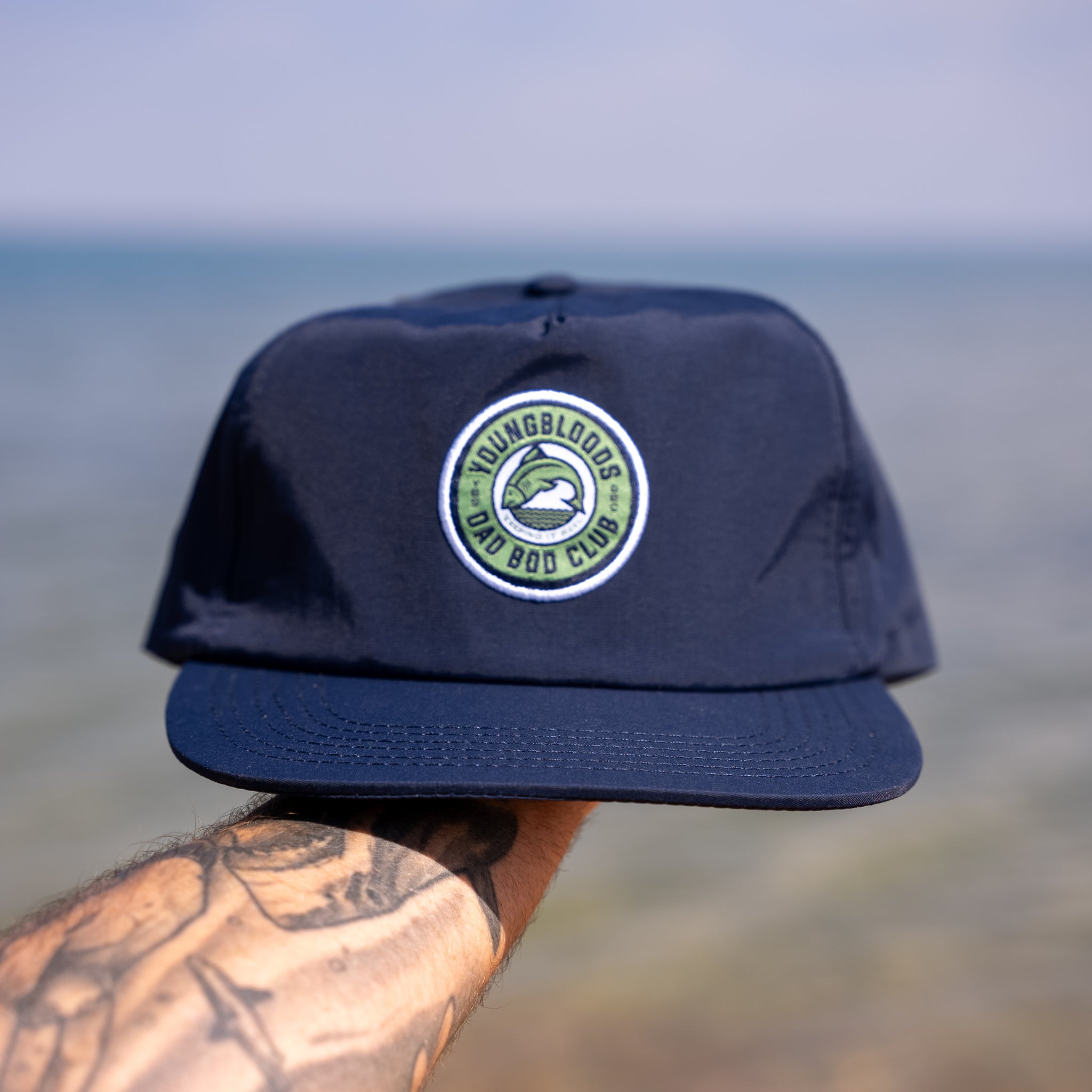Dad Bod Keeping it Reel Snapback Cap