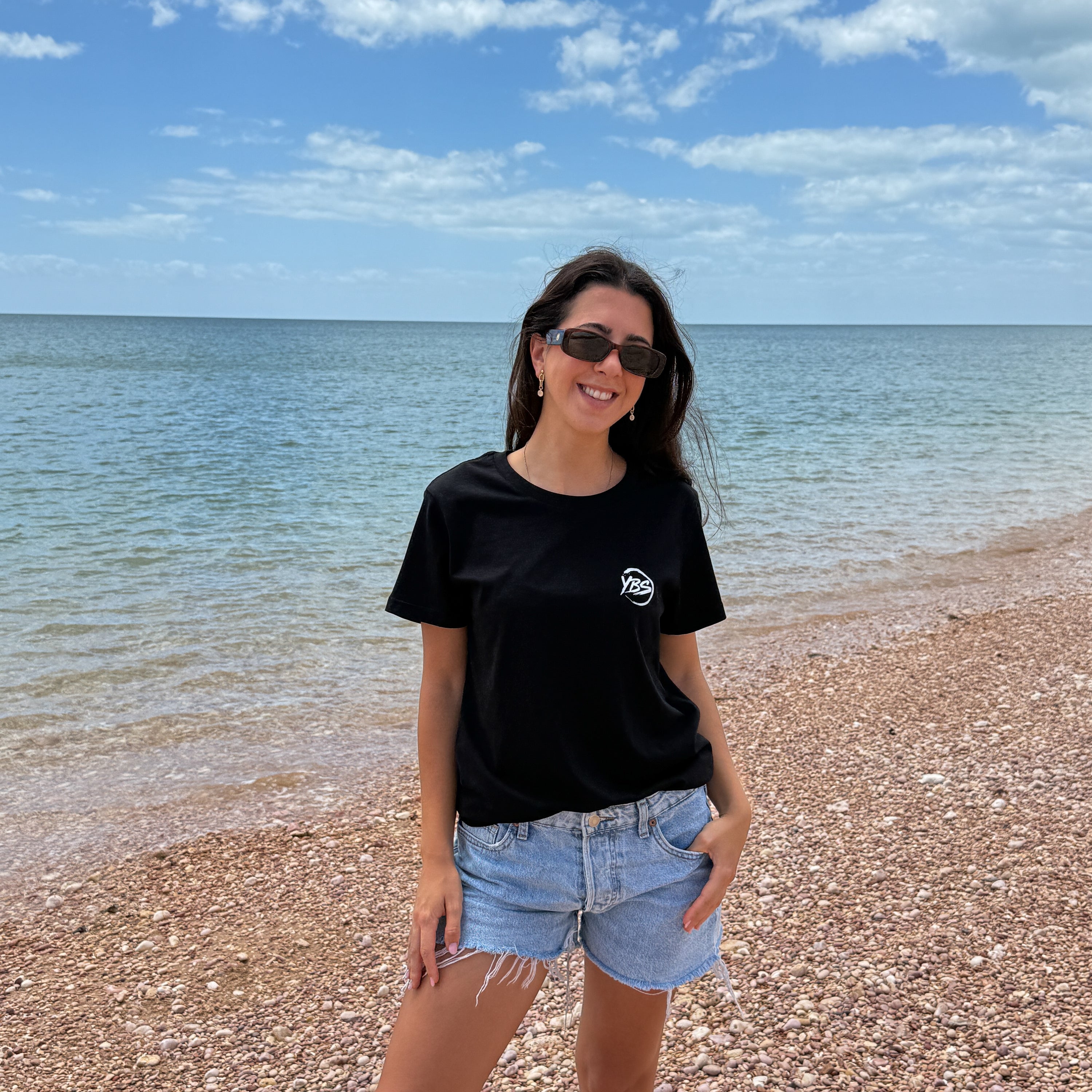 Ladies YBS Logo Coral Tee