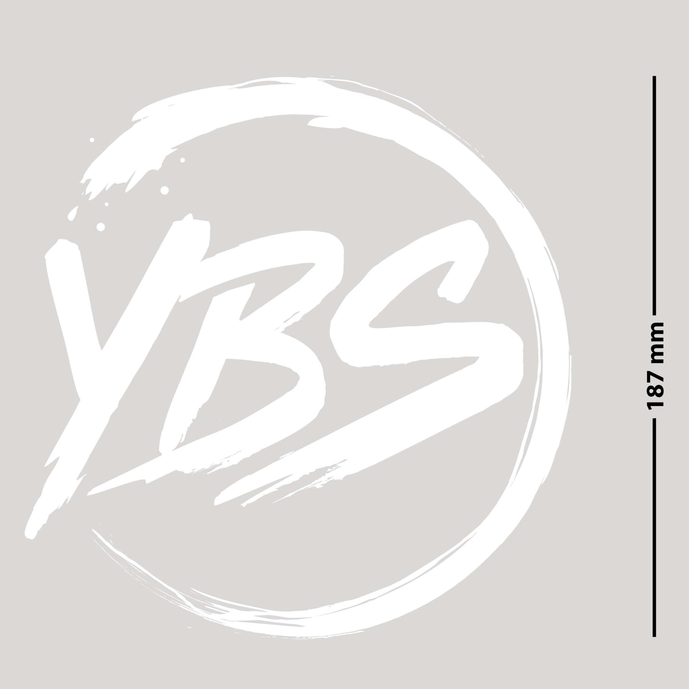 YBS Vinyl Cut Sticker (Medium)